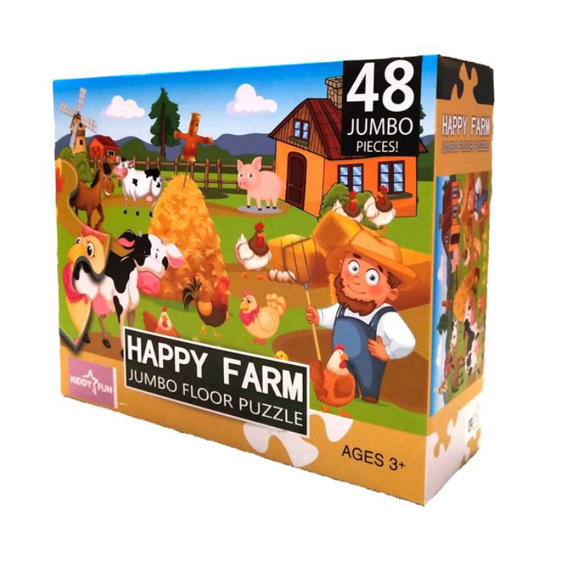 Jual Happy Farm Jumbo Floor puzzle | Shopee Indonesia