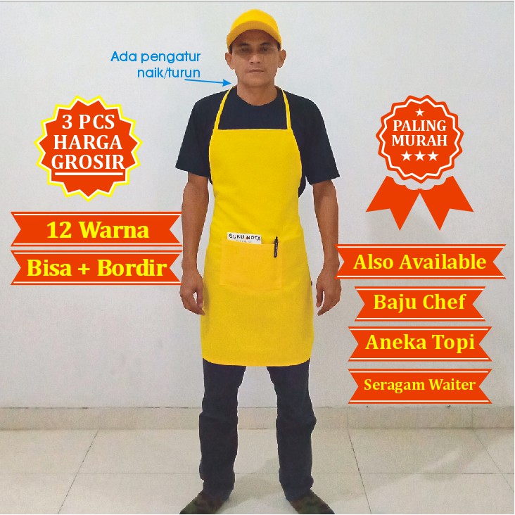 Jual Apron Celemek Murah Bagus | Shopee Indonesia