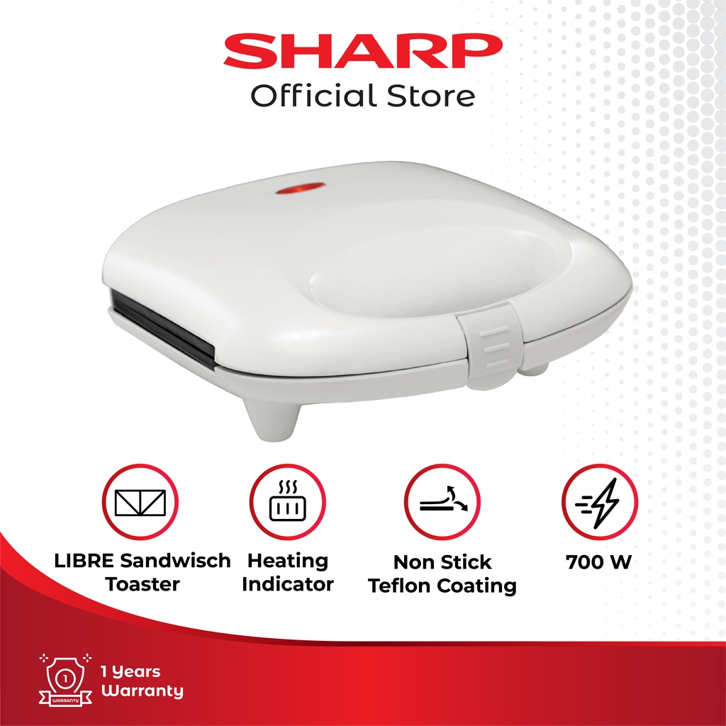 Jual Sharp Sandiwch Toaster KZS-70L(W) | Shopee Indonesia