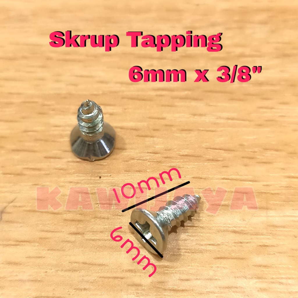 Jual Skrup Sekrup Taping Baut Mur Screw JF Kayu Mebel Olimpik 1 bungkus ...