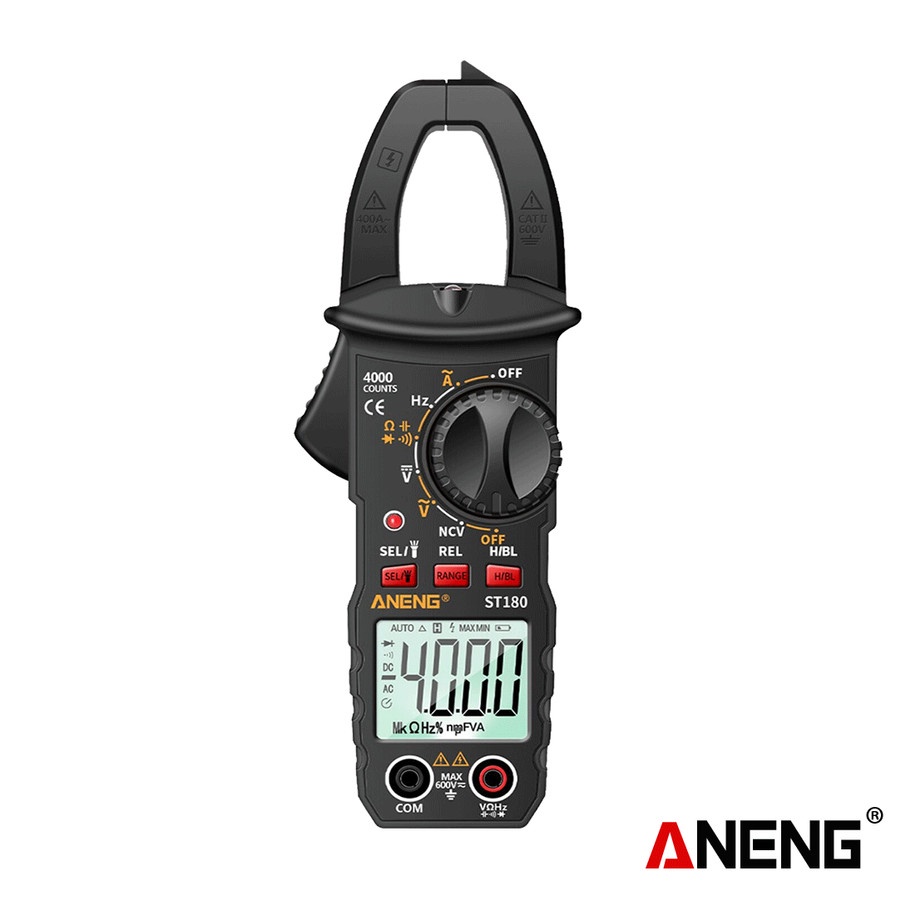 Jual Aneng ST180 Digital Multimeter Ammeter Voltage Tester Clamp ...