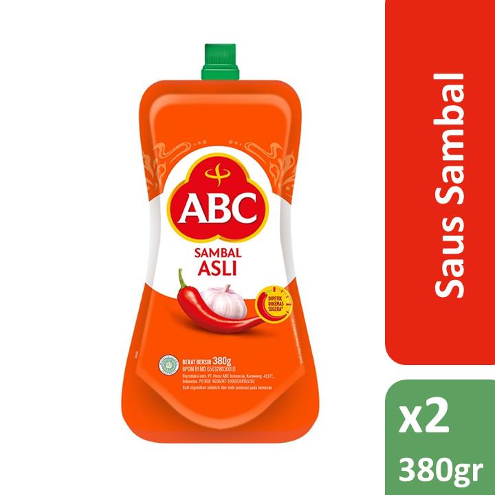 Jual ABC Saus Sambal Asli 380 gr x 2 | Shopee Indonesia