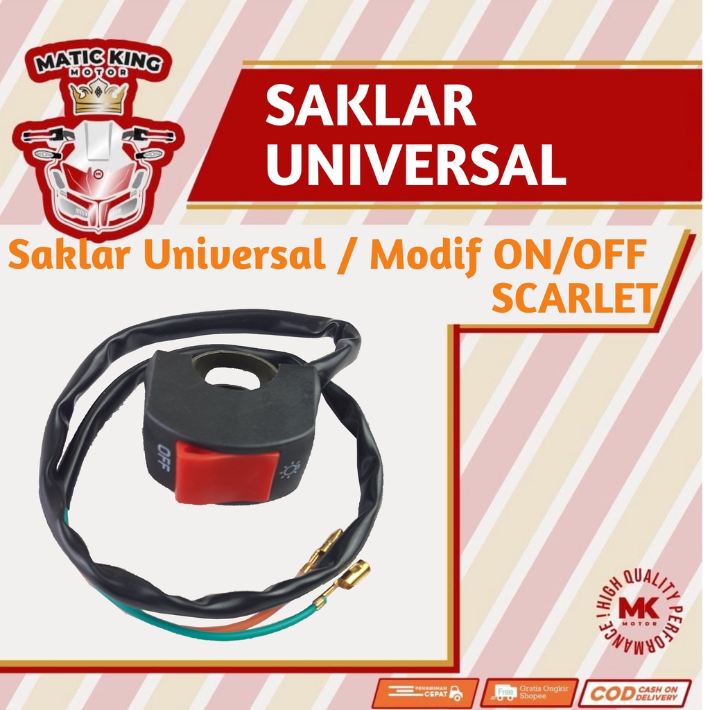 Jual Saklar Modifikasi lampu Kanan kiri on off Universal Scarlet ...