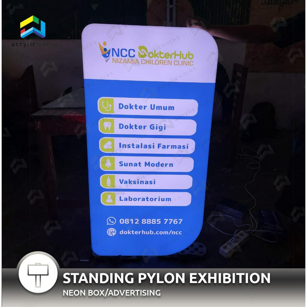 Jual Standing Pylon Exhibition Custom | Shopee Indonesia