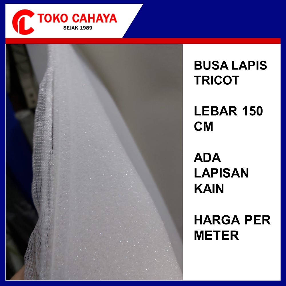 Jual Busa Lapis Tricot 3 mm Lebar 150 cm Per Meter Lari | Shopee Indonesia