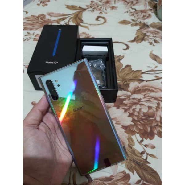 Jual HP SAMSUNG NOTE 10 PLUS 12/256 fullset no hf sein indonesia Spen ...