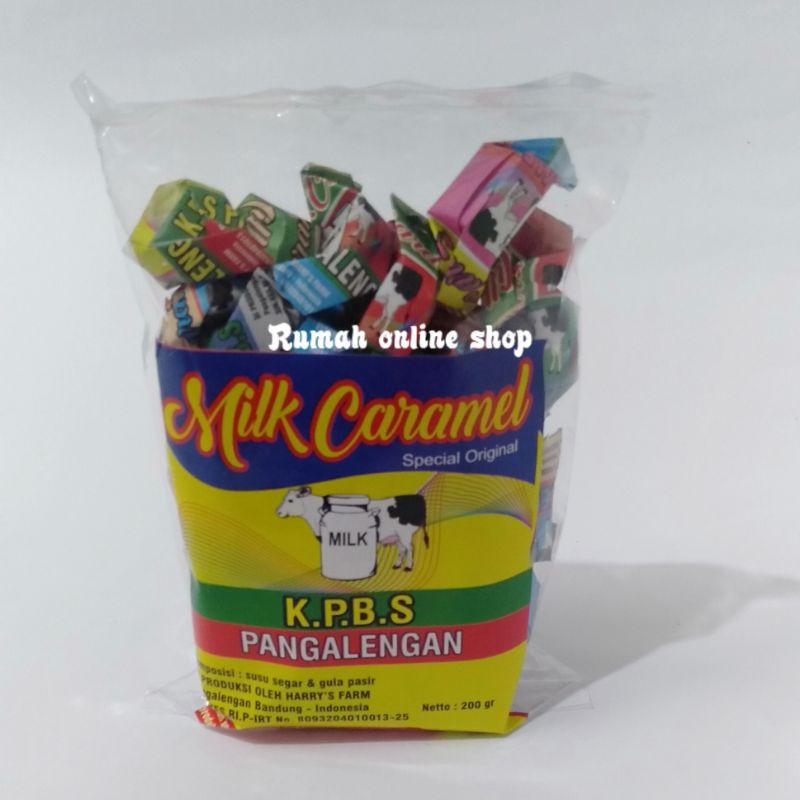Jual permen susu/karamel/kpbs 200gr/pangalengan | Shopee Indonesia