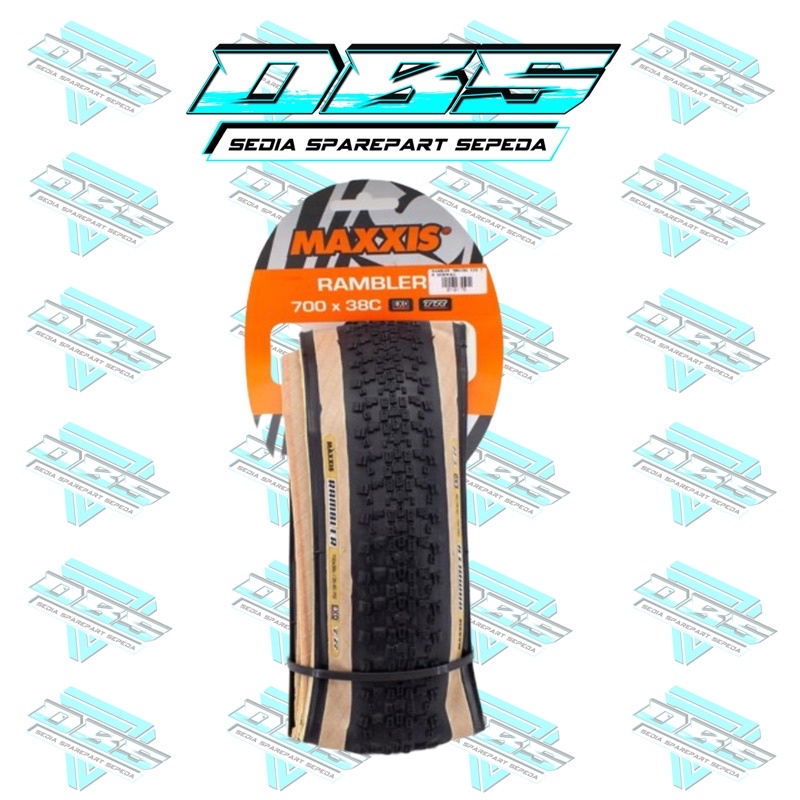 Jual BAN LUAR MAXXIS RAMBLER 700C X 38C TANWAL GRAVEL TIRE | Shopee ...