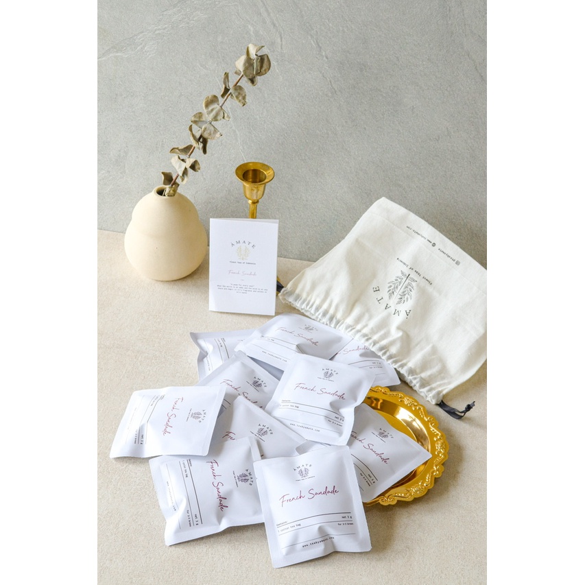 Jual AMATE - French Saudade Chamomile French Rose Green Tea Premium Tea ...