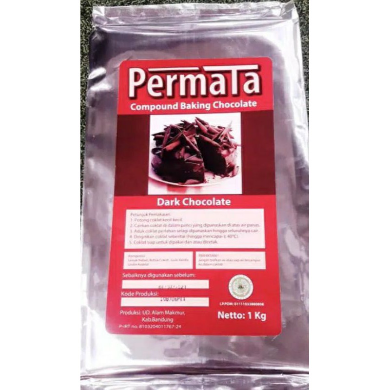 Jual COKLAT PERMATA DARK 1 KG | Shopee Indonesia