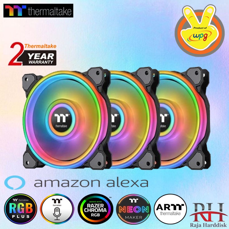 Jual Thermaltake Riing Quad 14 RGB Radiator Fan TT Premium Edition 3 ...