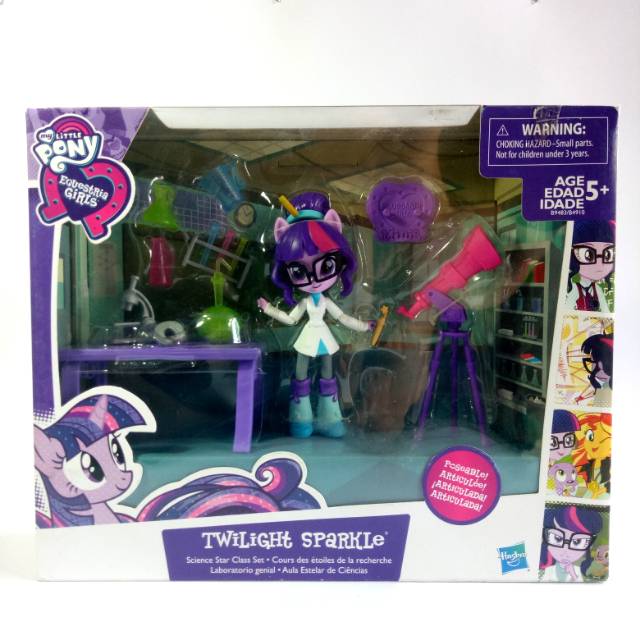 Jual My little pony equestria girls Twilight Sparkle Science Class set ...