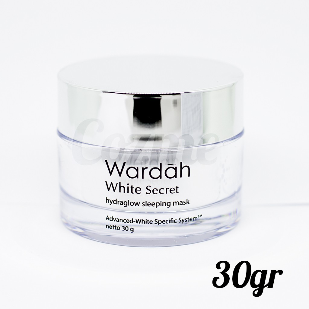 Jual WARDAH White Secret Hydraglow Sleeping Mask 30gr | Shopee Indonesia
