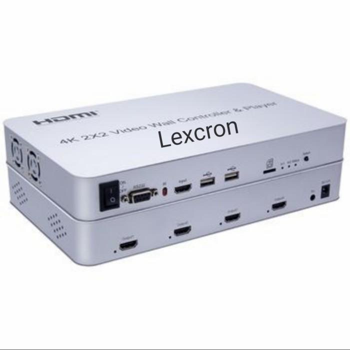Jual Lexcron Video Wall Hdmi 2X2 4K Controller With Media Player ...