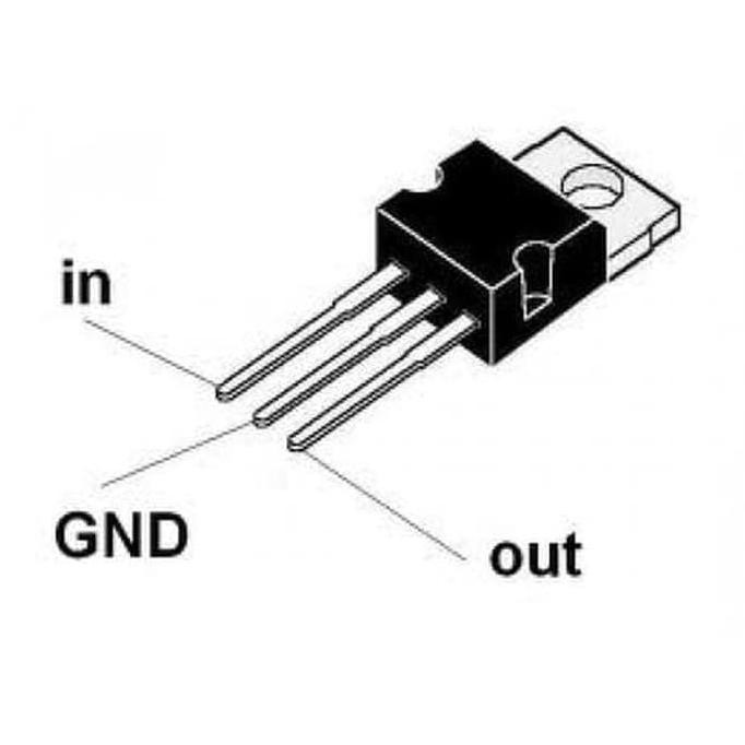 Jual Ic 7812 12V 12 Volt Dc Linear Voltage Regulator Dip To-220 ...
