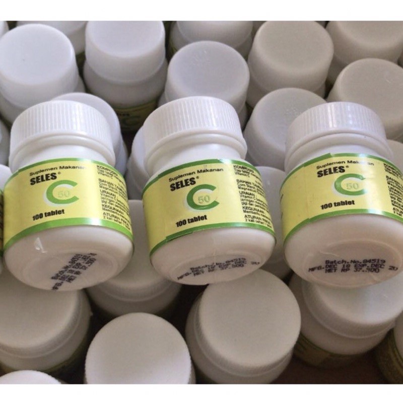 Jual Selkom c suplemen vitamin c Seles C50 Vitamin C Multivitamin ...