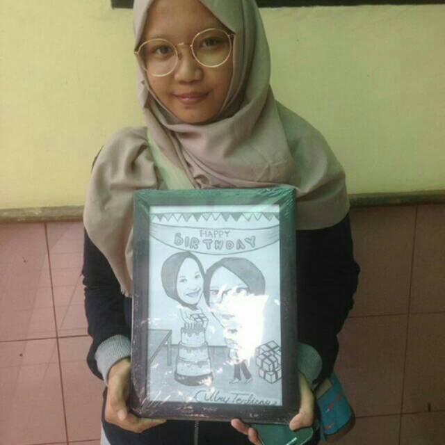 Jual Karikatur A4+ Frame ( Promo bulan september diskon 15% ) | Shopee ...
