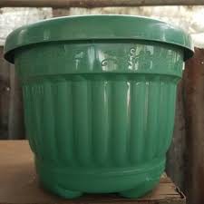 Jual pot nkh warna hijau ukuran 40 cm only gojek | Shopee Indonesia