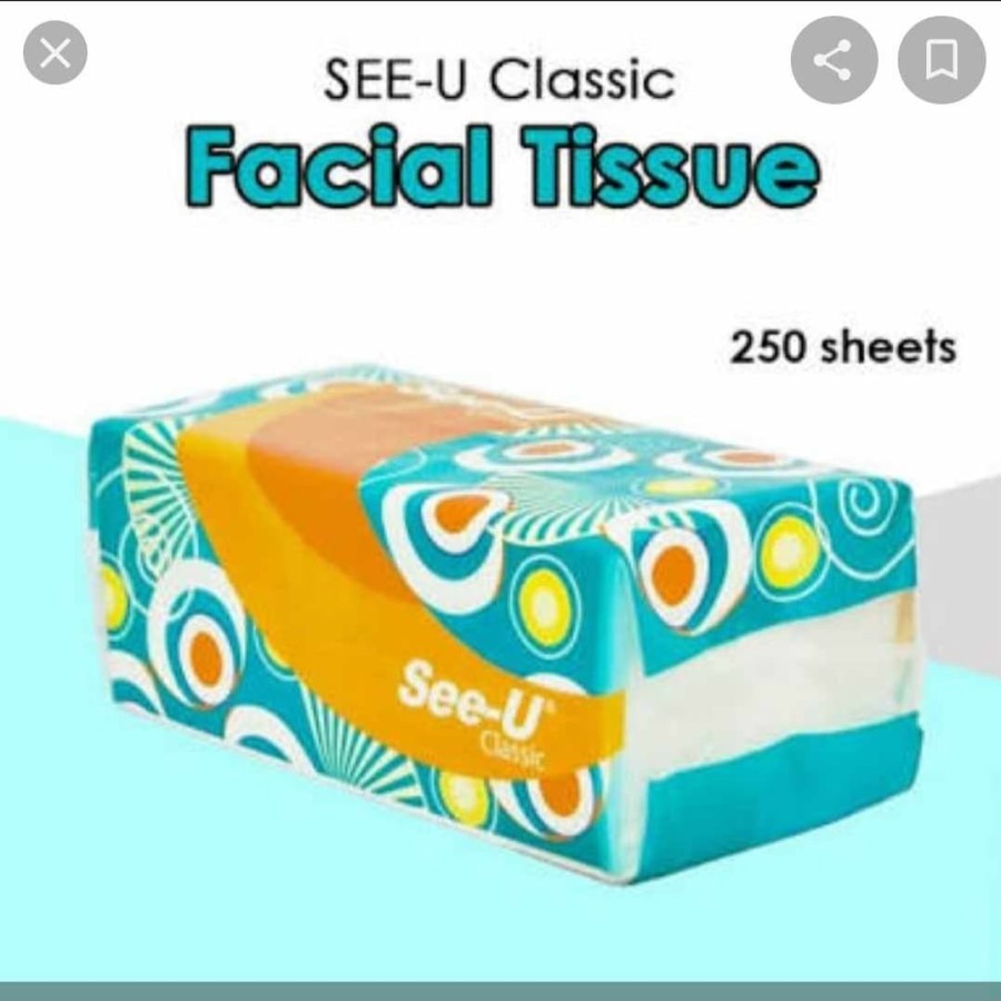 Jual Tissue/Tisue See U Facial Classic 250 Sheets 2 Ply | Shopee Indonesia