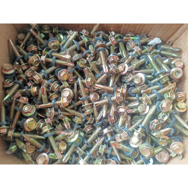 Jual baut roofing/ sekrup roofing 12 x 30 /panjang 3 cm/per 100 pcs ...