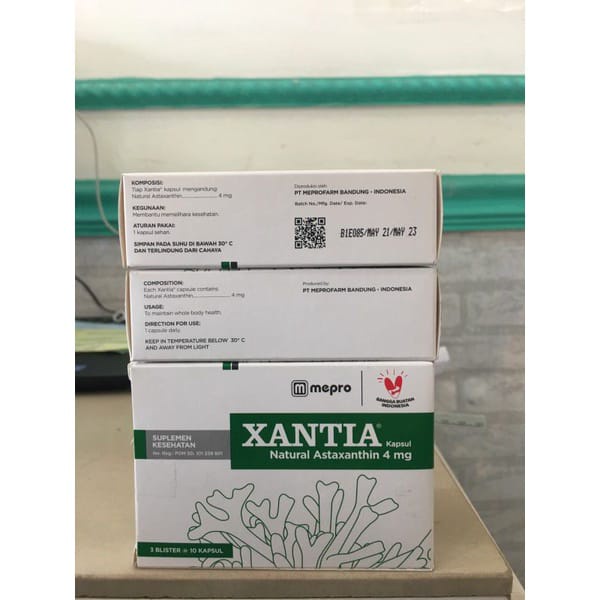 Jual Xantia Astaxanthin per box isi 30 capsul | Shopee Indonesia