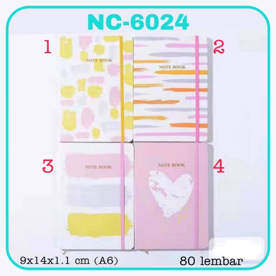 Jual SJS Notebook Tali Fancy A6-80/Buku Catatan/Note Book | Shopee ...