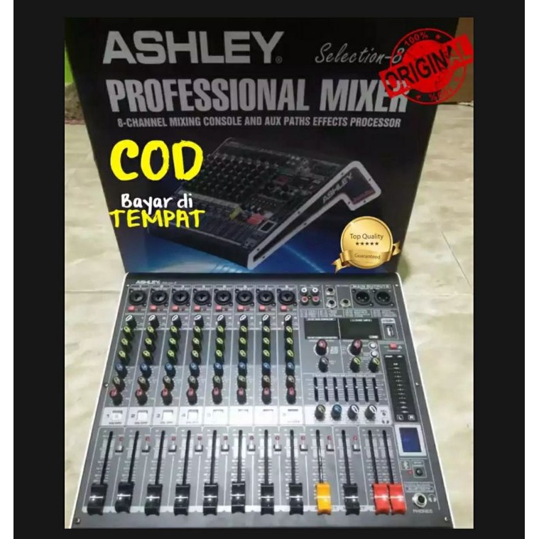 Jual MIXER AUDIO ASHLEY SELECTION 8 / SELECTION8 8CH ORIGINAL ASHLEY ...