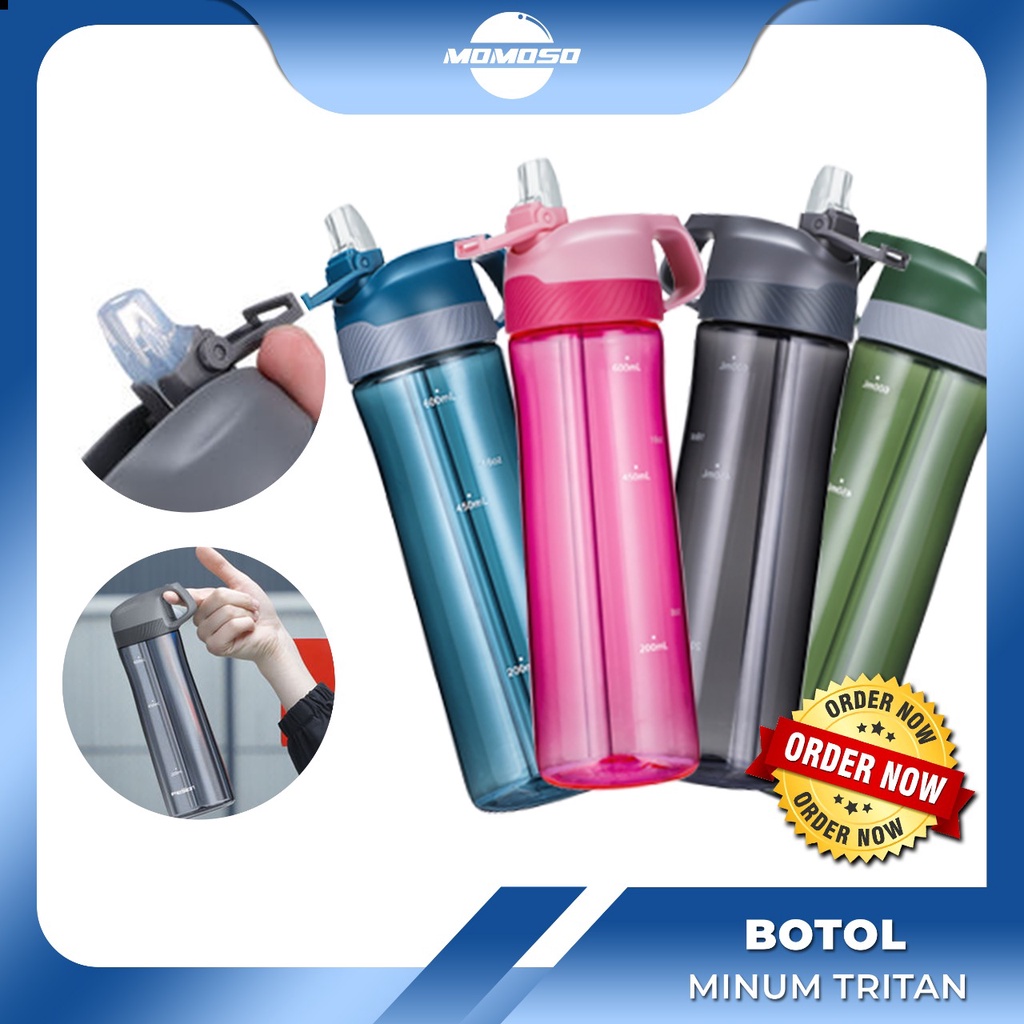 Jual MOMOSO Botol Minum Tritan / Botol Minum Olahraga / Botol Minum ...
