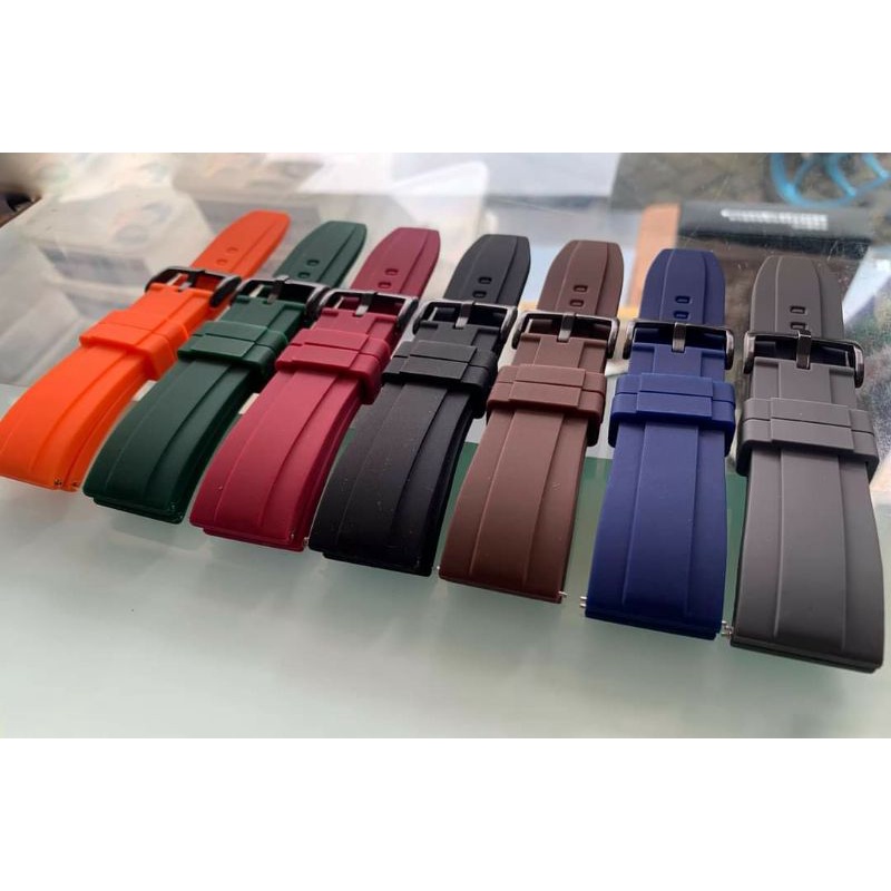 Jual STRAP TALI KARET SMARTWATCH RUBBER UNIVERSAL TALI JAM TANGAN ...