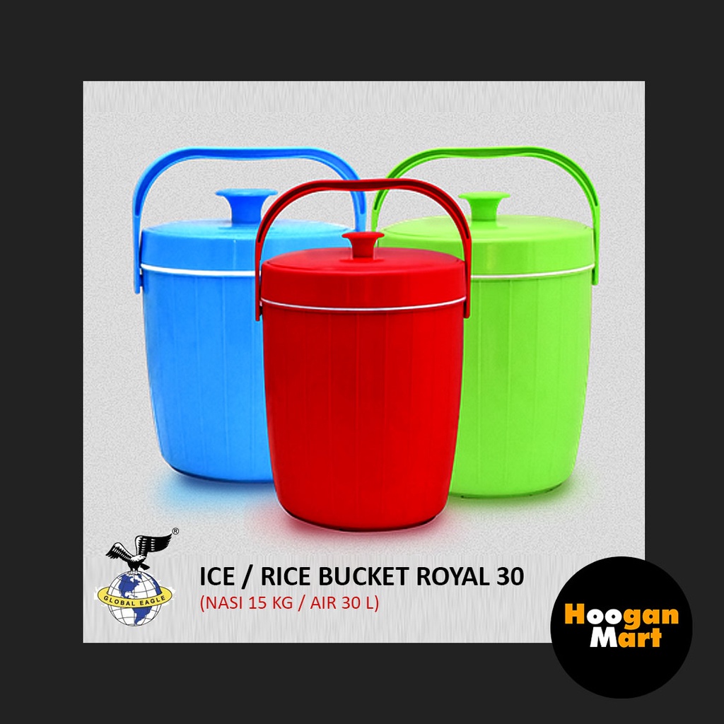 Jual [ Termos ] Es / Nasi / Ice / Rice Bucket Royal 30 (RIB-30) - Eagle | Shopee Indonesia