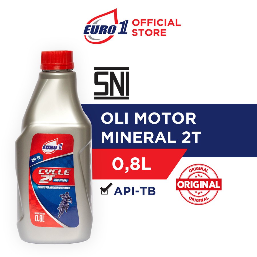 Jual Oli Motor Euro1 Cycle 2T - 0,8ml | Shopee Indonesia