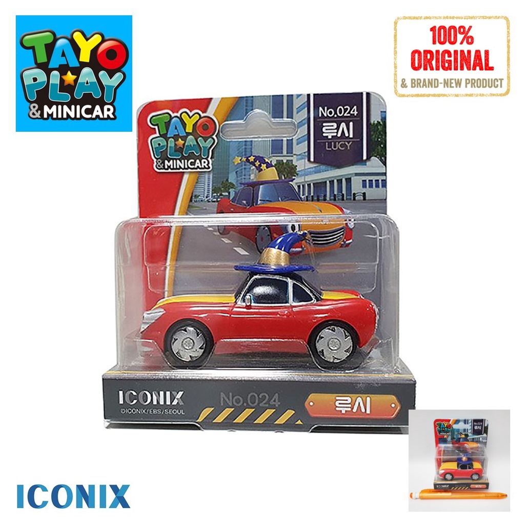 Jual Iconix Tayo The Little Bus Play Minicar Lucy Korean Toys Animation ...