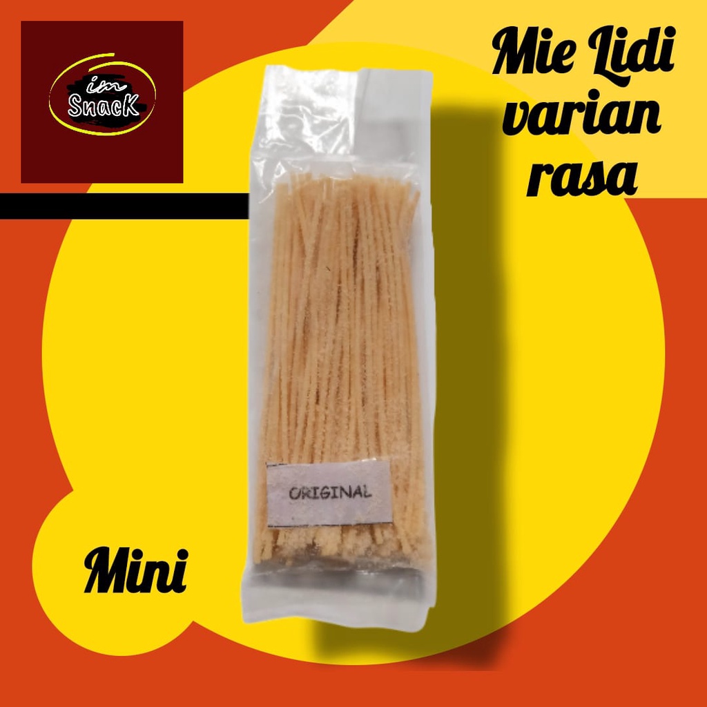 Jual Mie Lidi Varian Rasa / Mie Lidi / Camilan Mie Lidi / Mie Lidi ...