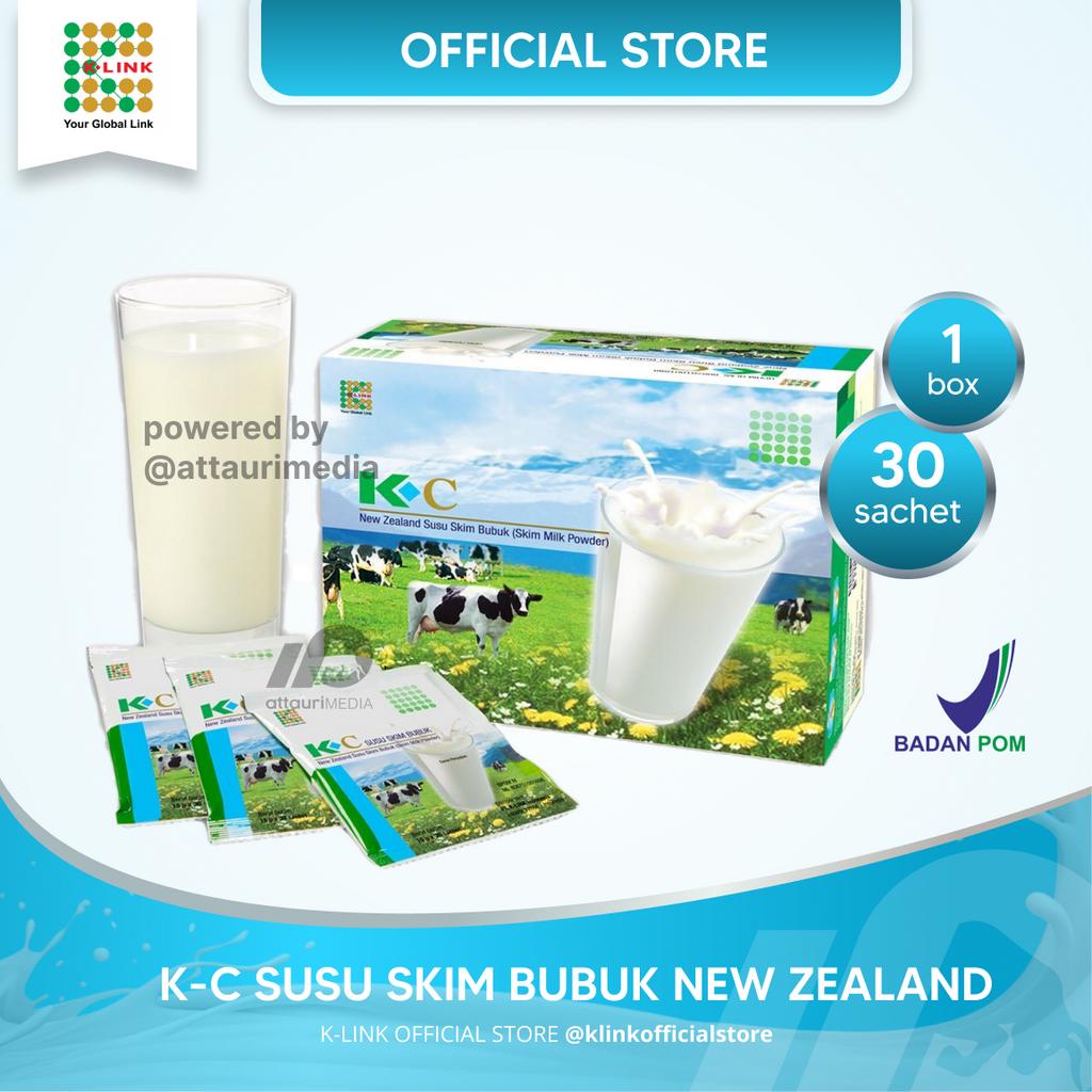 Jual K-C Susu Skim Bubuk (1 Box isi 30 Sachet) Susu Skim K-Link ...