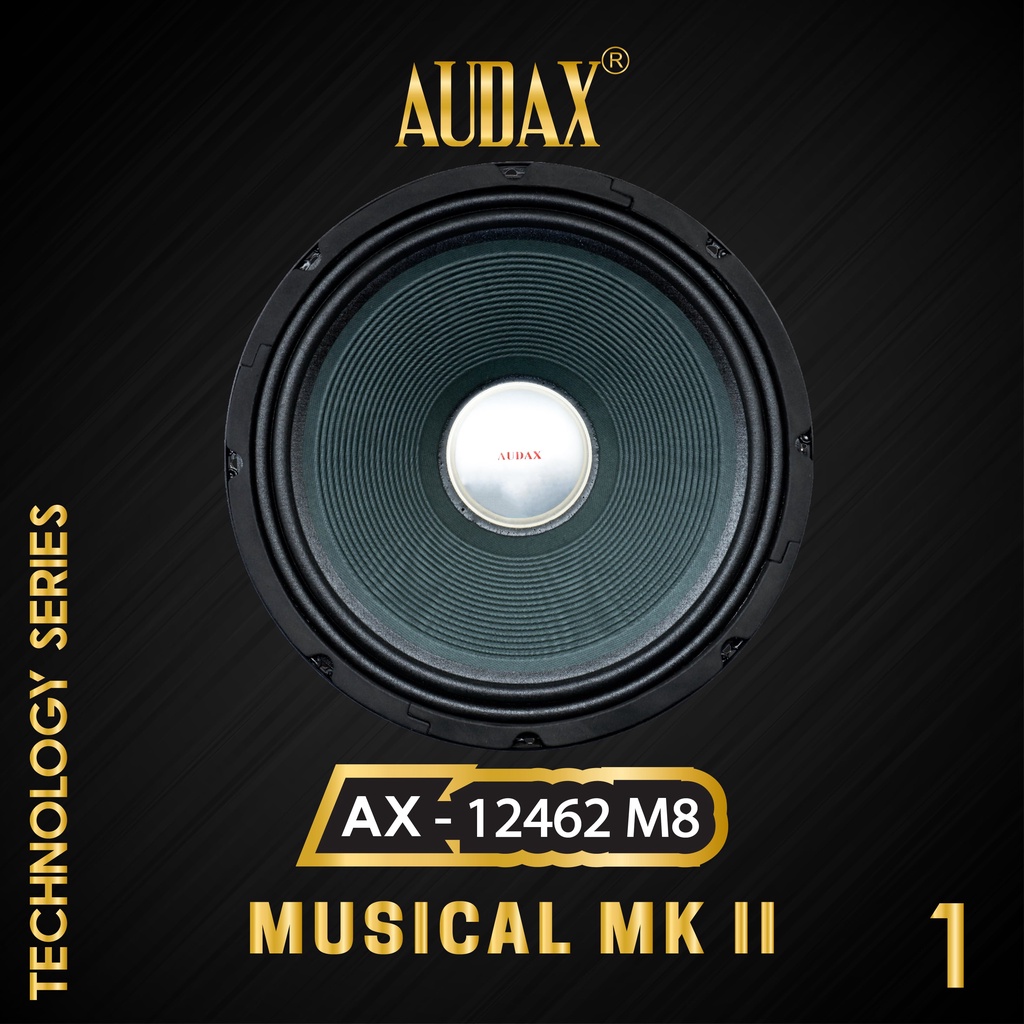 Jual Audax - Speaker Pasif 12" AX-12462 M8 Technology Series Musical ...