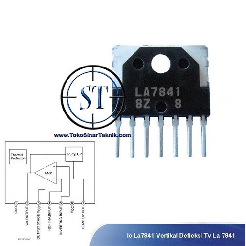 Jual Transistor LA7841 TR IC Vertikal LA 7841 TR Vertical Defleksi Tv 7841 | Shopee Indonesia