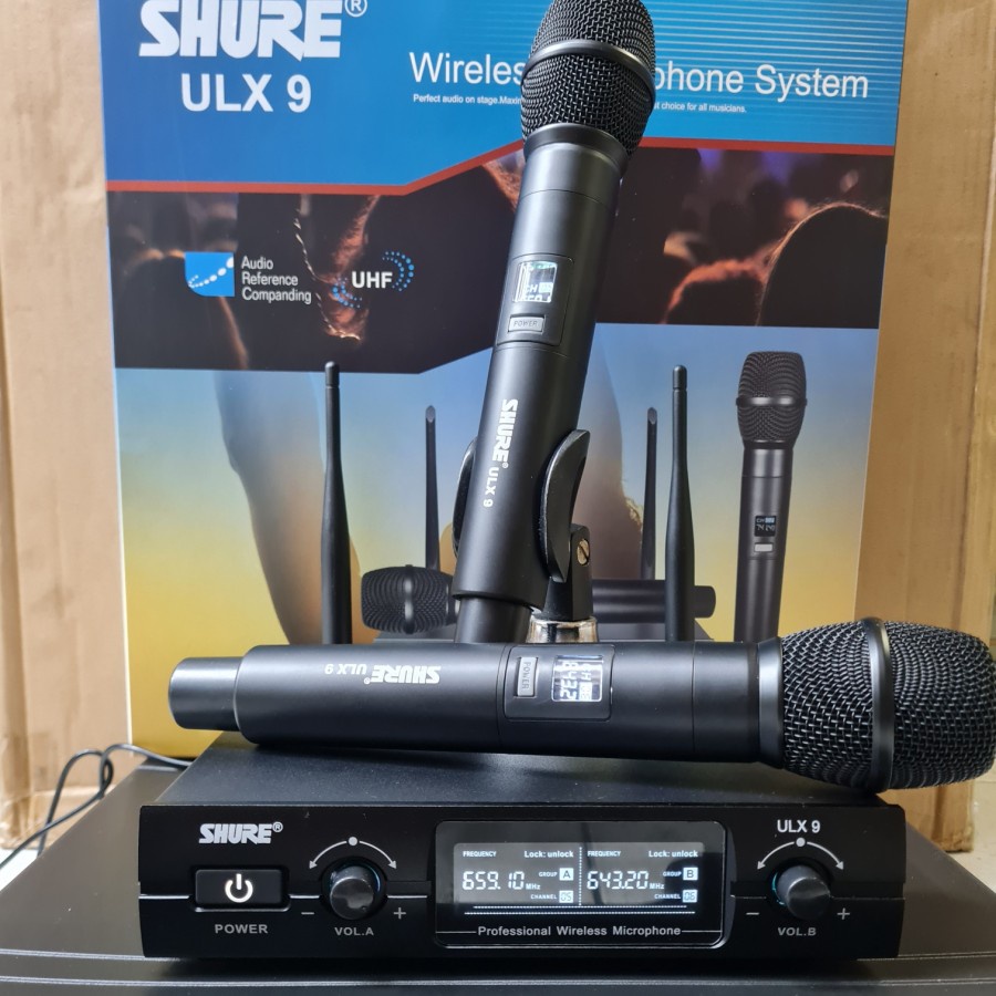 Jual Murah Mic Wireless Shure ULX 9 ( Handheld ) | Shopee Indonesia