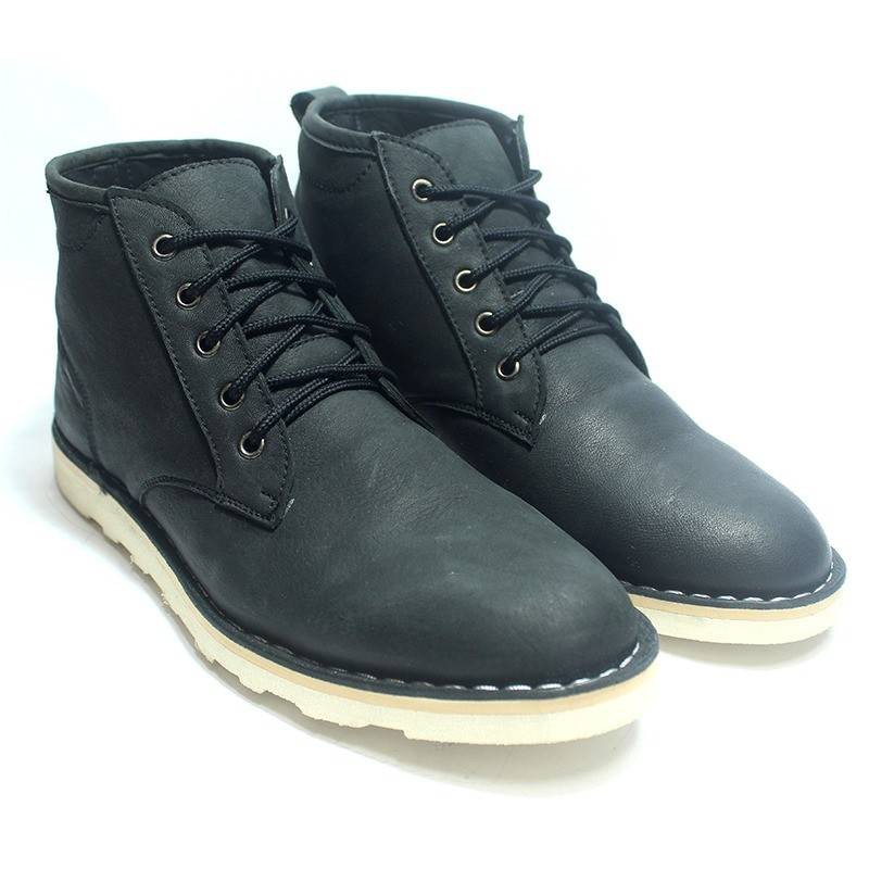 Jual Sepatu Boots Pria Keren Black Master Original Hitam Coklat Semi ...