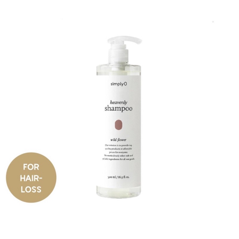 Jual SIMPLY O Heavenly Shampoo Wild Flower 500ml | Shopee Indonesia
