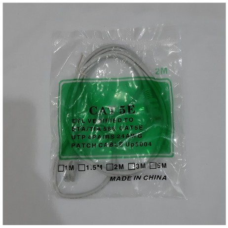 Jual Kabel LAN CAT5E 1 Meter | Shopee Indonesia