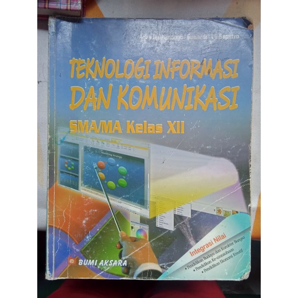 Jual BUKU TEKNOLOGI INFORMASI DAN KOMUNIKASI UNTUK SMA KELAS XII | Shopee Indonesia