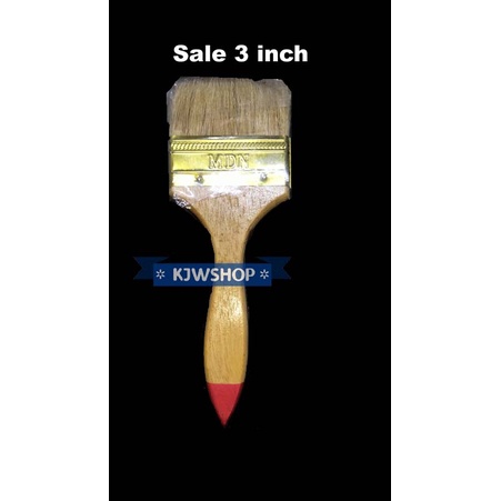 Jual Kuas Biasa Cat Kayu Ukuran 3" Paint Brush Size 3 Inch Per Pcs Kuas ...
