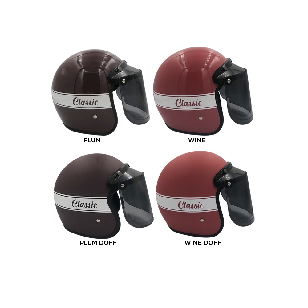 Jual Legacy Helm - Helm Bogo Dewasa New Classic Warna Terbaru Mid ...