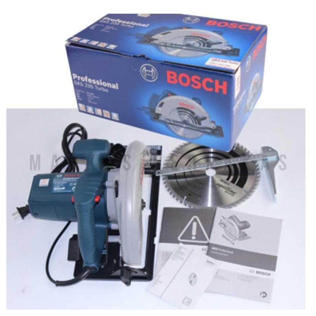 Jual Bosch Circular Saw GKS 235 Turbo - Gergaji Kayu 9" Bosch GKS235 ...