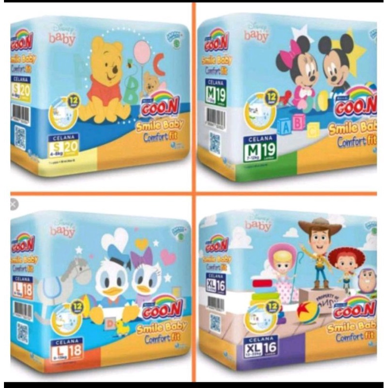 Jual Promo Goon N.Smile Diapers Baby Pants Comfort Fit | Shopee Indonesia