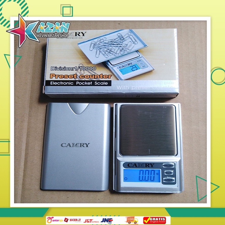 Jual Timbangan emas digital camry timbangan 100/200g pocket camry EHA ...