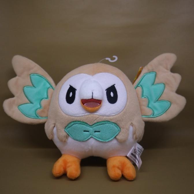 Jual Boneka Pokemon Rowlet Original Takara Tomy Sayap Terbuka | Shopee Indonesia