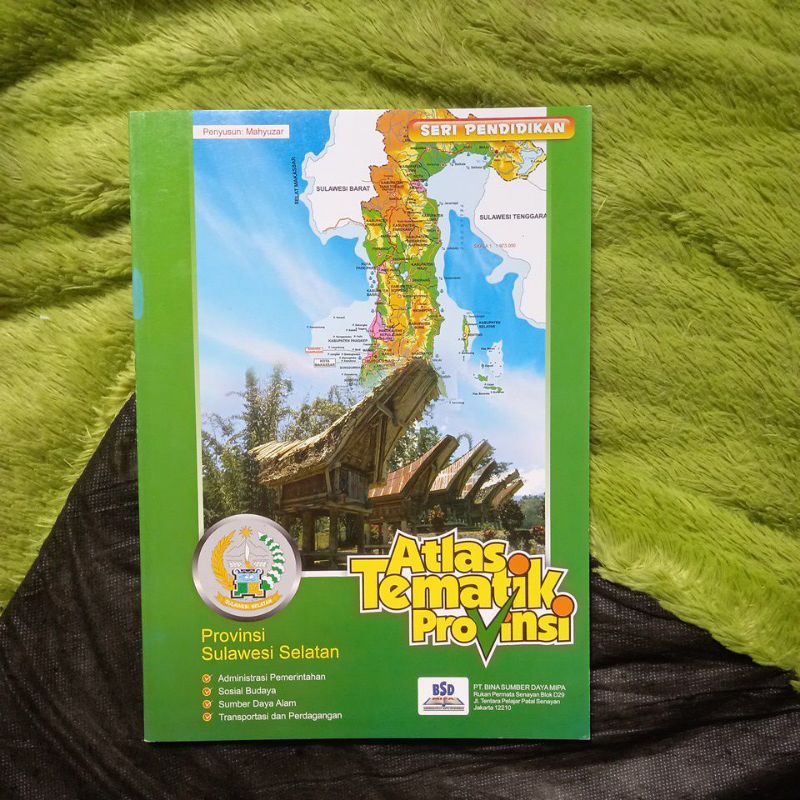 Jual ORIGINAL BUKU PETA ATLAS TEMATIK PROVINSI SULAWESI SELATAN ...