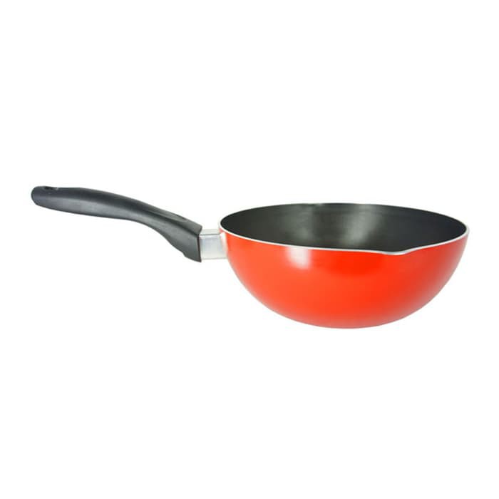 Jual Teflon Merk Maxim Valentino Deep Wok 24 cm W/O Cover | Shopee ...