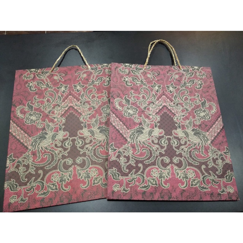 Jual PAPER BAG BATIK UKURAN TGG | Shopee Indonesia